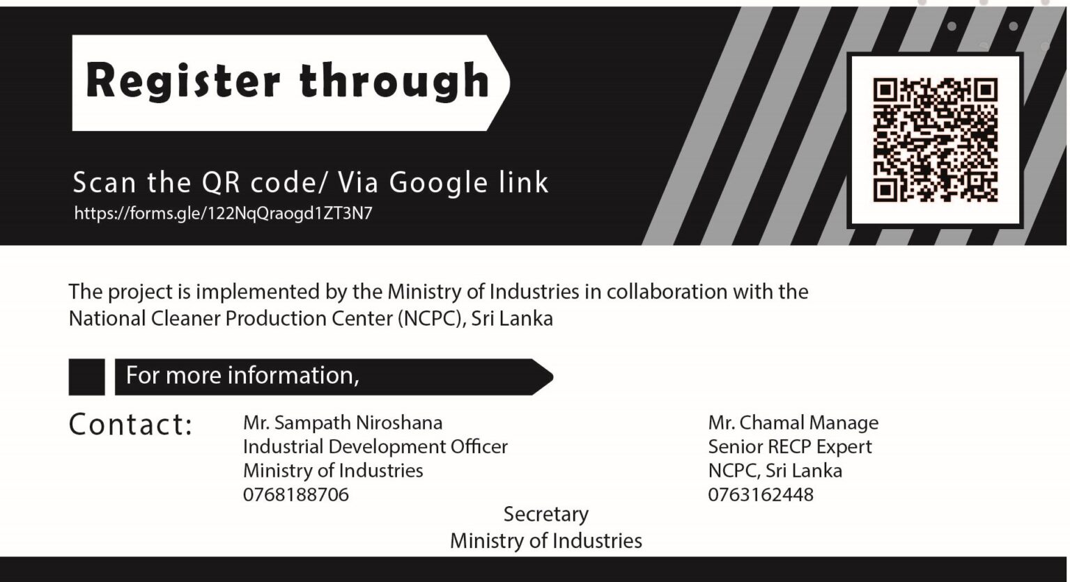 RECP Assessment and Capacity Building programme for Local Industries – NCPC